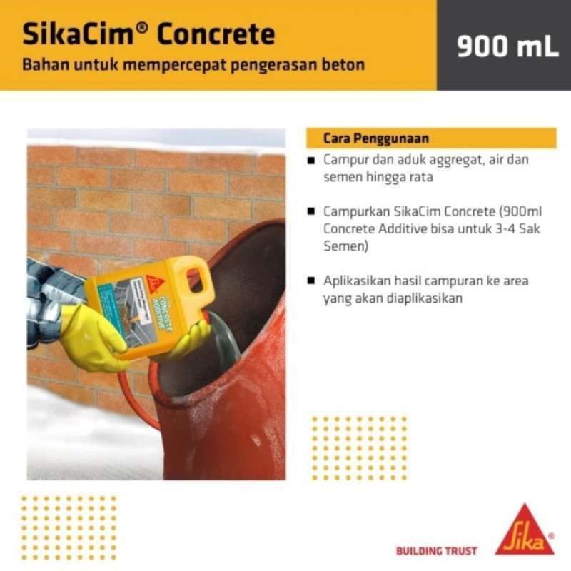 Jual Sikacim Concrete Additive Obat Cor Beton Cepat Keras Cairan 900ml Di Seller Olebu Shop ...