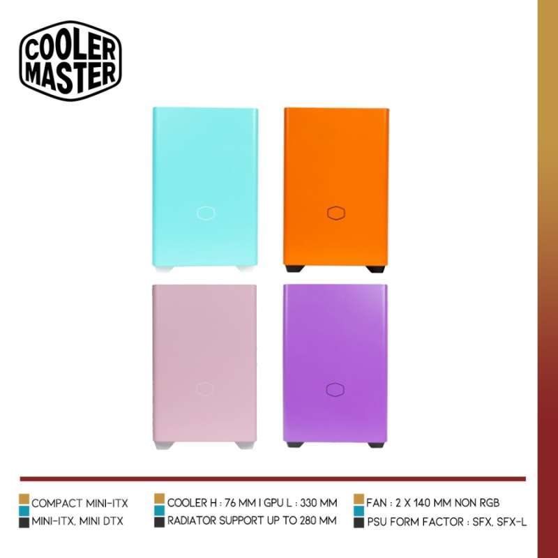 Jual Cooler Master - Masterbox Nr200p Color | Mini-itx Case Tempered ...