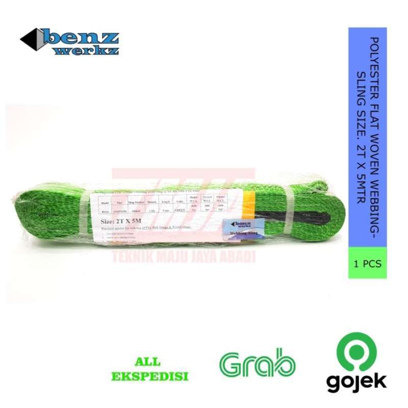 Promo Benz Webbing Sling 2Ton X 5Mtr / 2T X 5M Diskon 23% di Seller Sumber Rezeki ID - Petojo ...