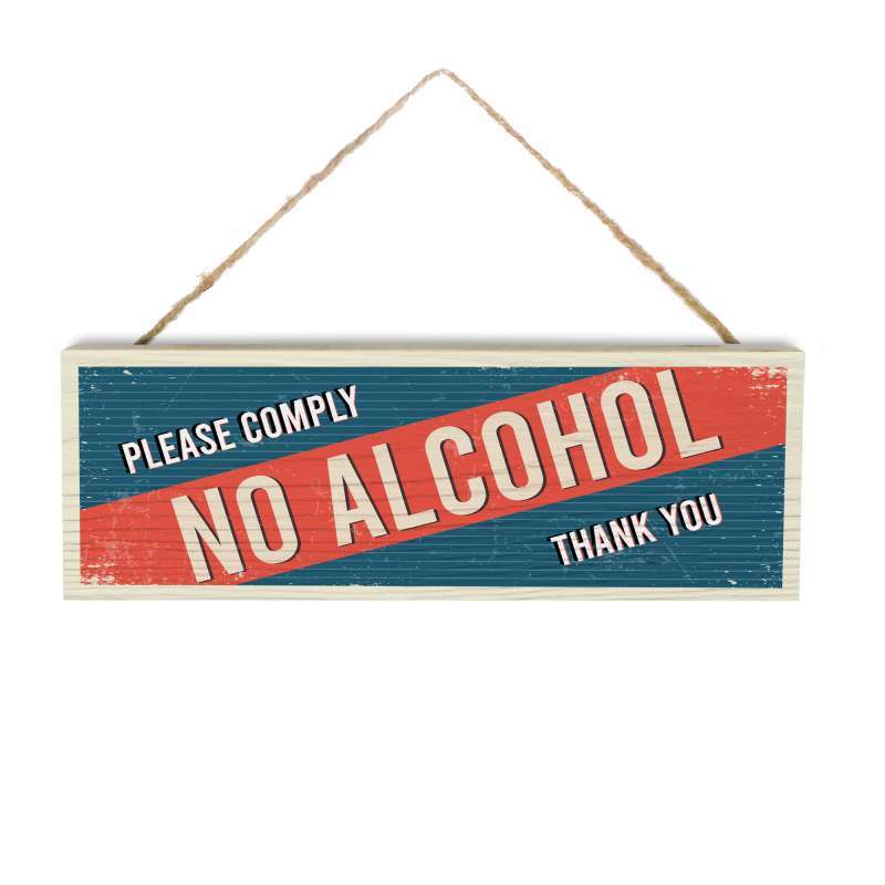 Jual No Alcohol Sign Board Di Seller Kayugraphy Padangsambian Kota