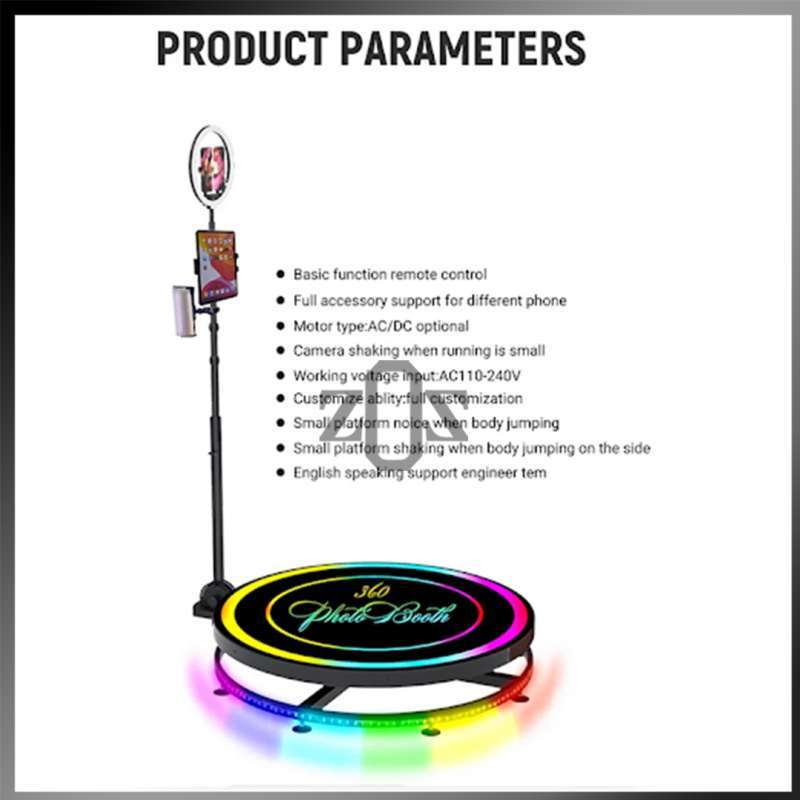 Jual 360 Photo Video Booth Spinner 80cm Kap. 300kg Lengkap Wedding ...