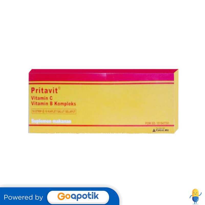 Jual PRITAVIT BOX 100 KAPLET di Seller Apotek Delka Medika - Rawa Badak ...