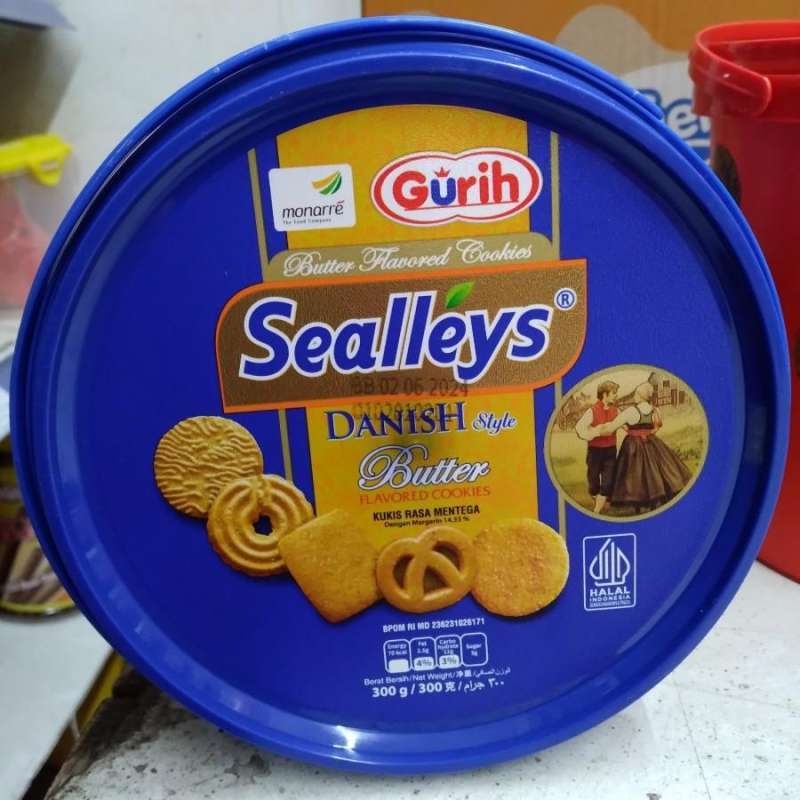 Jual Gurih Sealleys Bucket-Butter Cookies 300g-Chocobits 270g-Biskuit ...