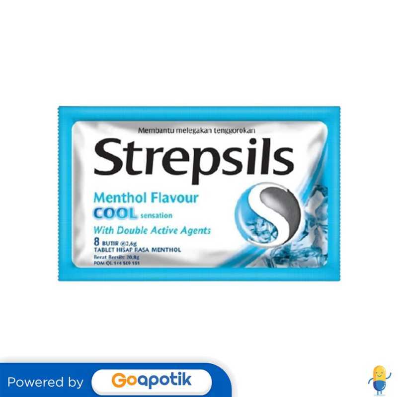 Jual Strepsils Menthol Flavour Cool Sensation Sachet 8 Pcs Di Seller ...