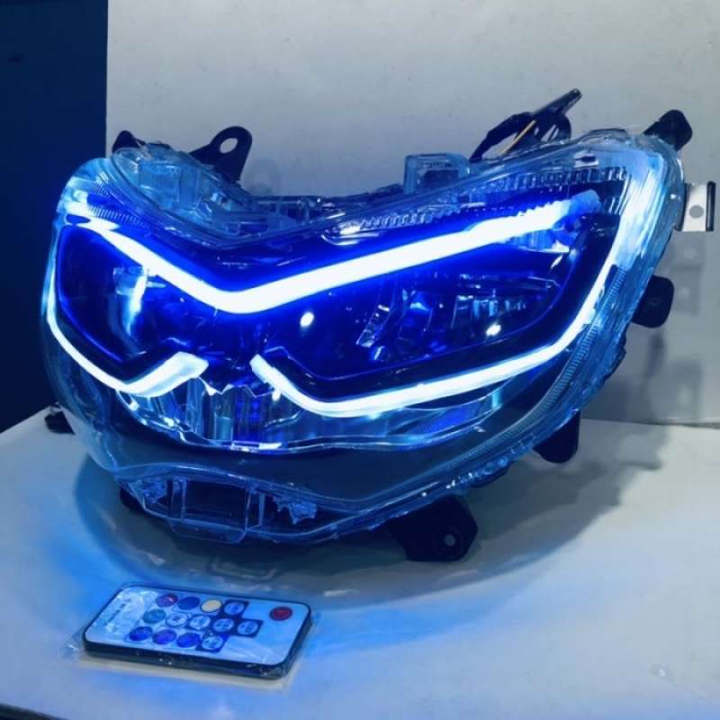 Jual HEADLAMP REFLEKTOR NMAX OLD CUSTOM NMAX NEW ALIS RGB RUNNING ...