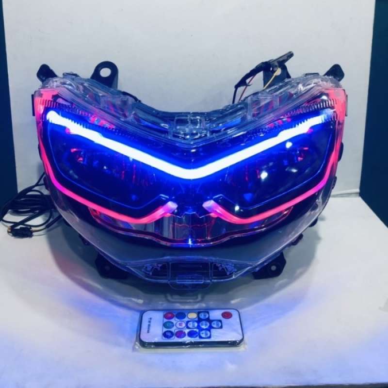Jual HEADLAMP REFLEKTOR NMAX OLD CUSTOM NMAX NEW ALIS RGB RUNNING ...