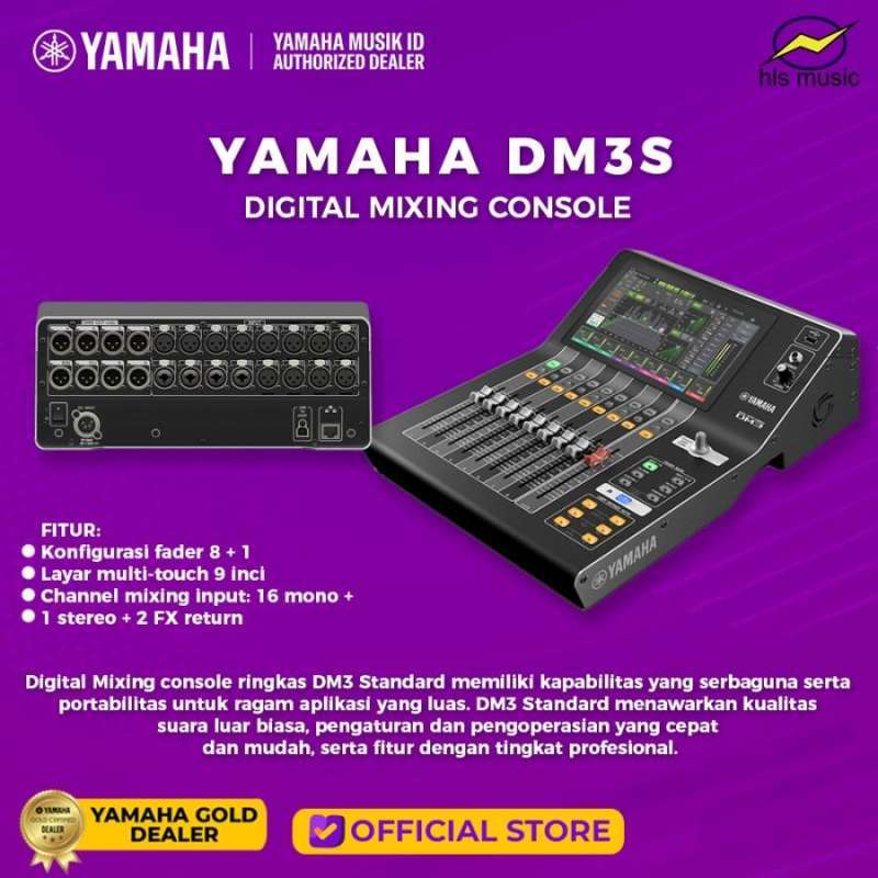 Promo Yamaha DM3S / DM3 Standard Digital Mixing Console 16 Channel ...