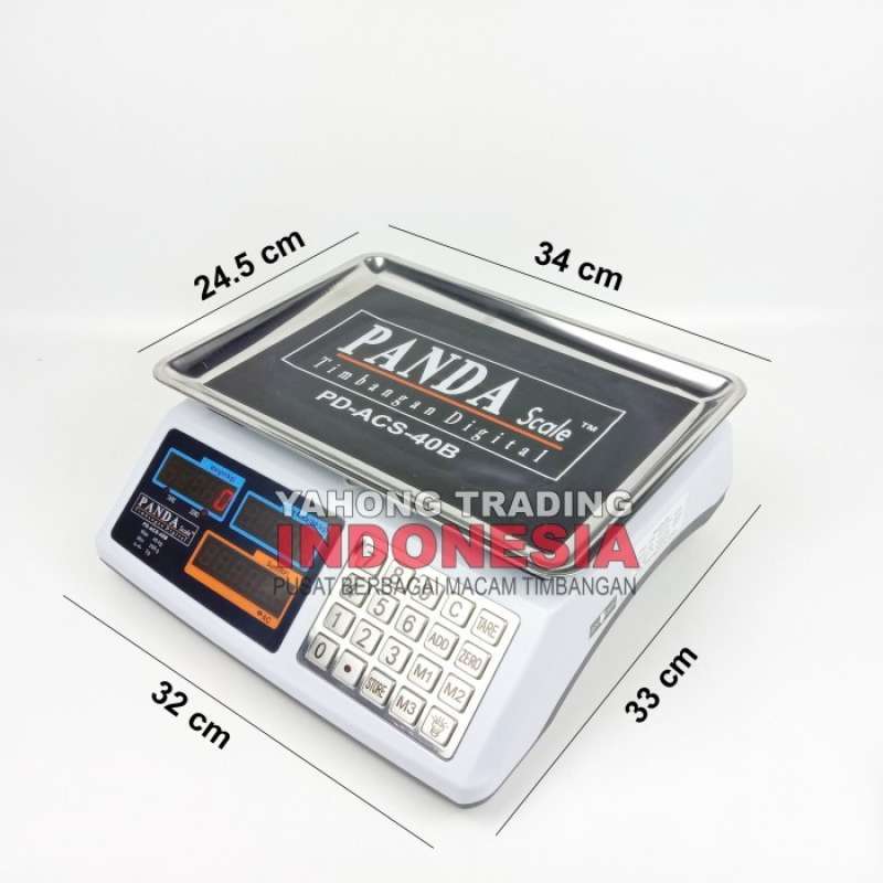 Promo Timbangan Digital Panda Scale 40Kg 5G Timbangan Buah Laundry ...
