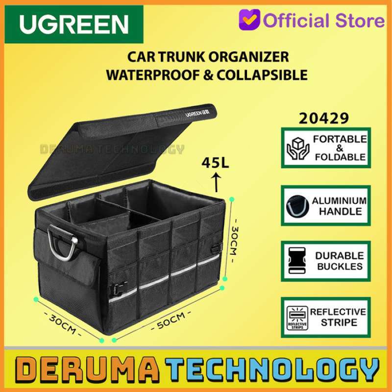 Promo UGREEN Car Storage Box Tempat Kotak Trunk Penyimpanan Organizer ...