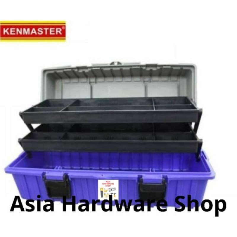 Promo Toolbox Tingkat 17 Inch KENMASTER Tool Box Alat Tempat Kotak ...