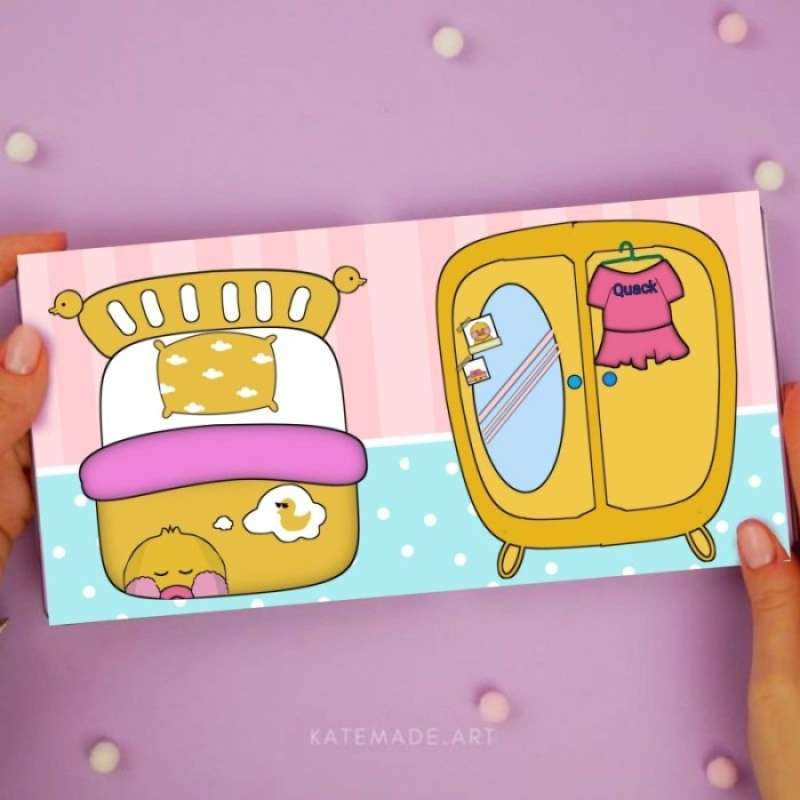 Promo Paper Duck Bebek Viral Mainan Edukasi Busy Book Buku Aktifitas ...