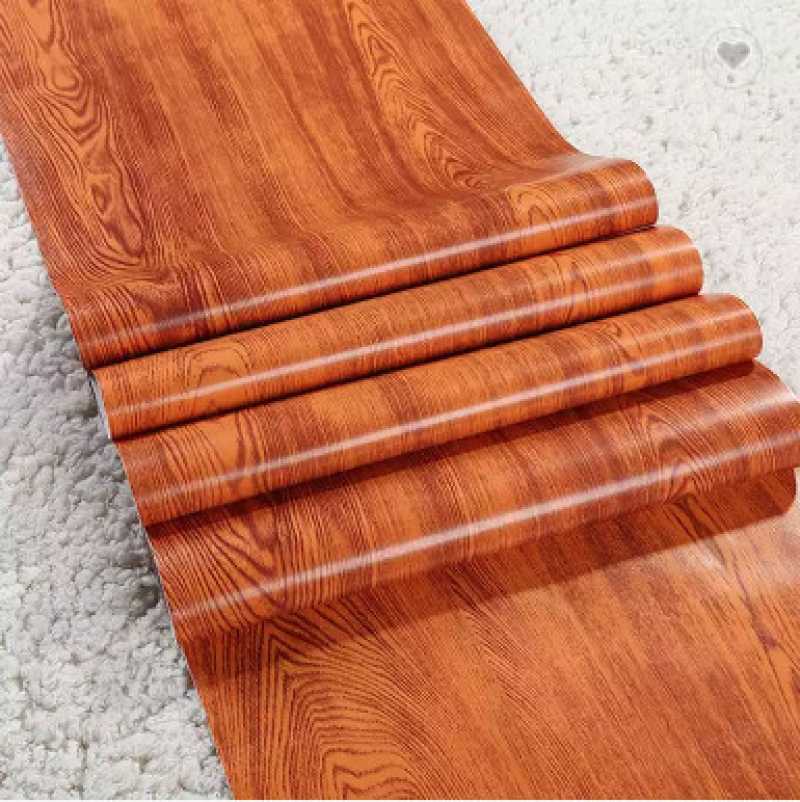 Jual Home Wallpaper Sticker Dinding Kayu Polos Tuaa 45cm X 10 M