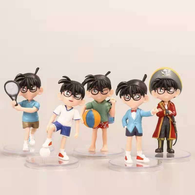 Promo Action Figure Detective Conan Set isi 5 Bajak Laut Cake Topper ...