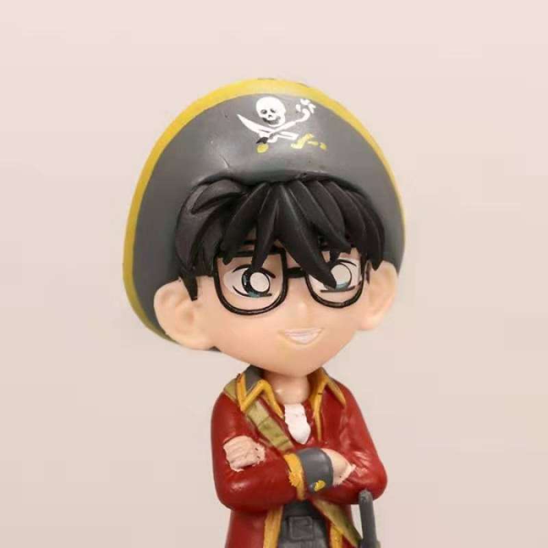 Promo Action Figure Detective Conan Set isi 5 Bajak Laut Cake Topper ...