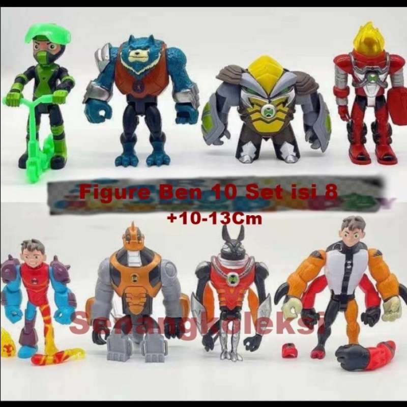 Promo FIGURE BEN 10 SET 8 MAINAN ANAK BEN 10 Terbaru Diskon 23% di ...