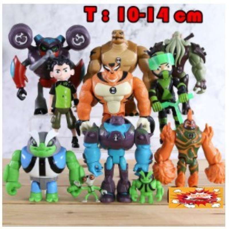 Promo FIGURE BEN 10 SET 8 MAINAN ANAK BEN 10 Terbaru Diskon 23% di ...