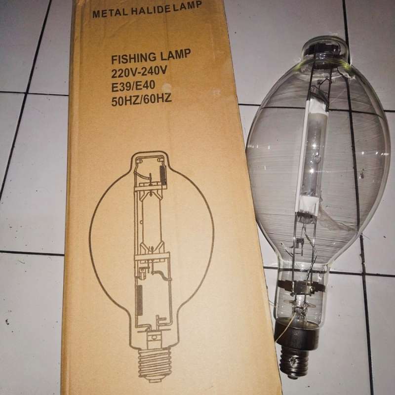 Jual Fishing Lamp 1000 W Lampu Kapal Nelayan Pancing Cumi/ikan Metal ...