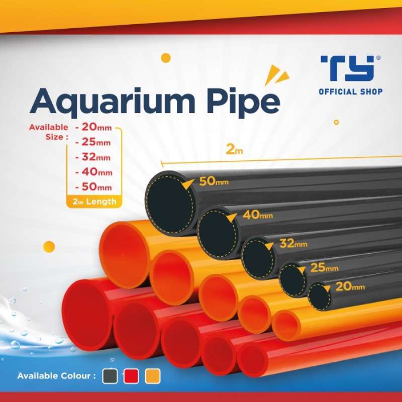 Jual Ty Aquarium Pipe Pipa U – Pvc By 3 Pawns - Grey, 20 Di Seller ...