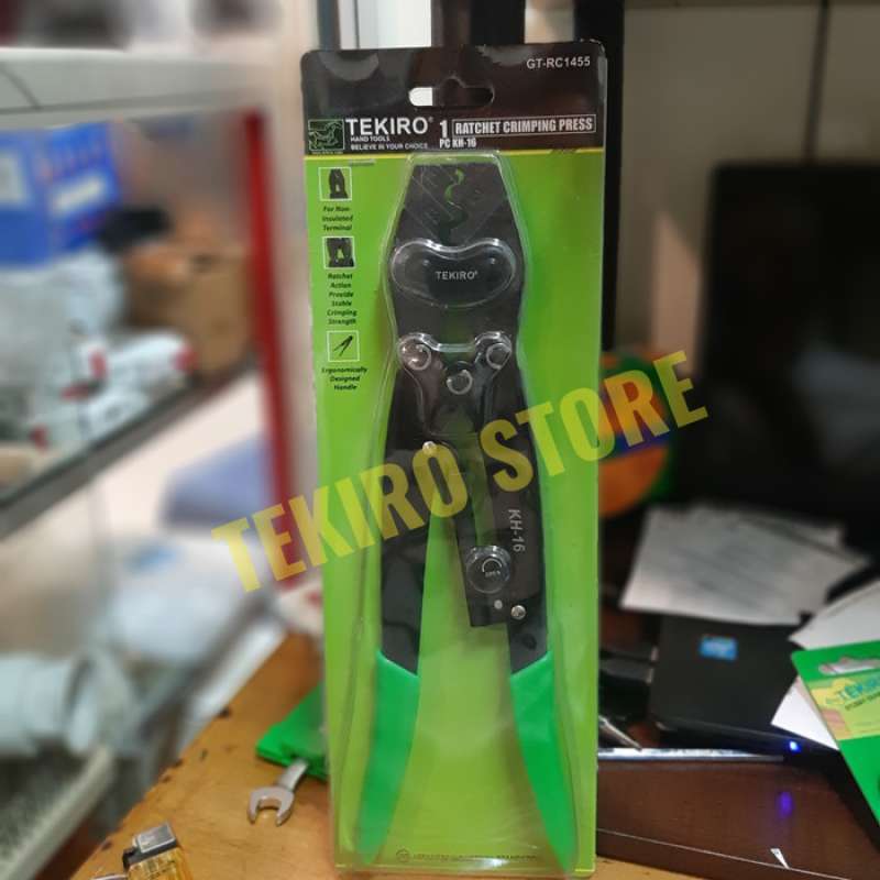 Promo TEKIRO tang krimping KH16 / ratchet crimping press KH-16 Diskon ...
