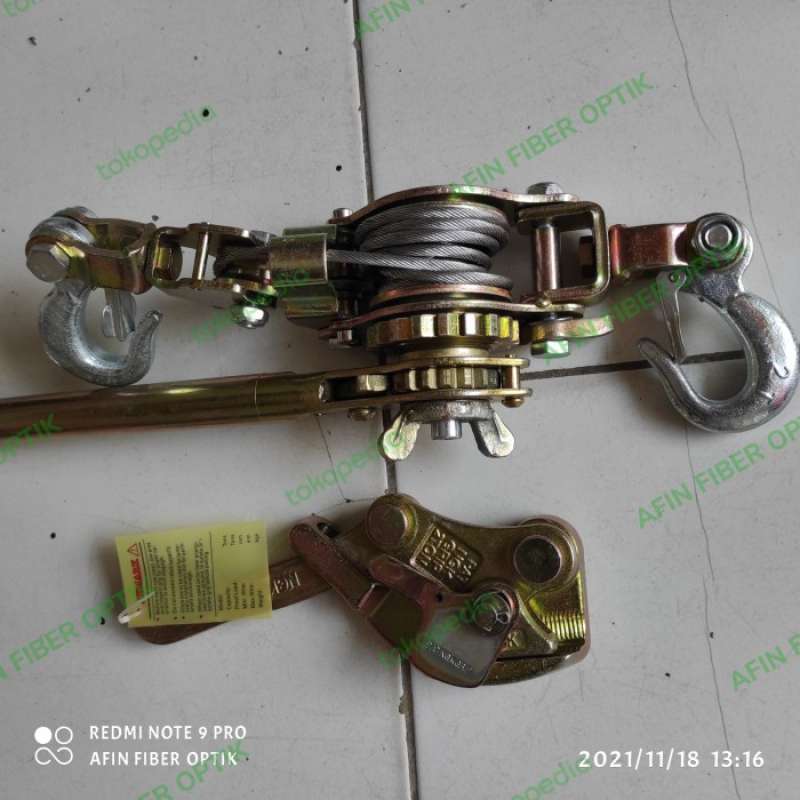 Promo Tang Tracker Penarik Kabel Udara Fo 2 Ton Diskon 23% Di Seller ...