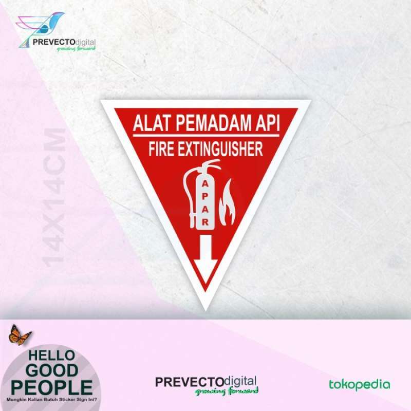 Promo Sticker Label Segitiga APAR Diskon 23% di Seller Gamora store ...