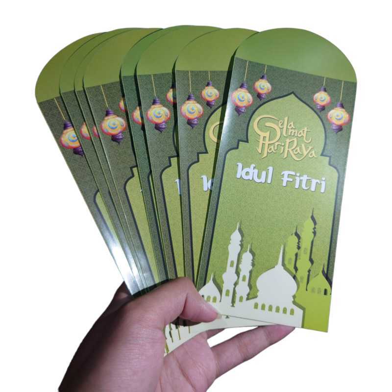 Jual Amplop Lebaran 10 Pcs Besar Idul Fitri - Angpao - Motif Unik ...