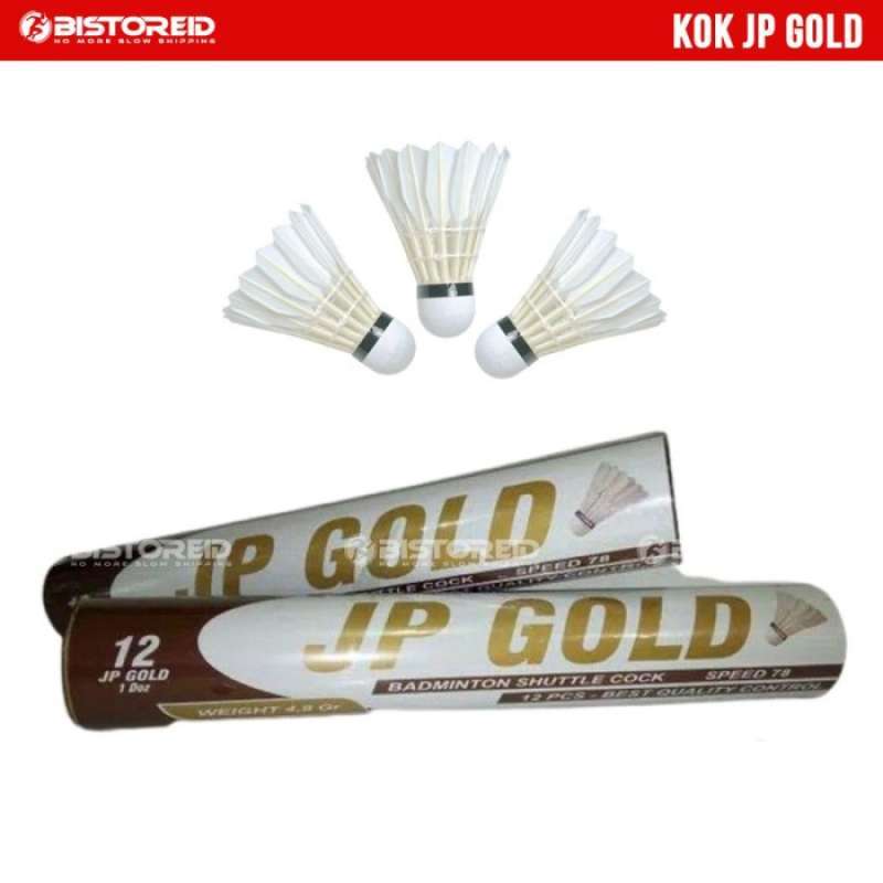 Promo Kok Badminton Shuttlecock JP GOLD Original Made in Indonesia ...