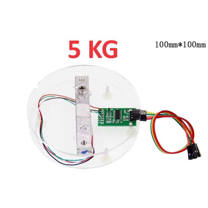 Jual (SG Stock) 5kg Load Cell with HX711 Amplifier Weighing Scale IOT ...