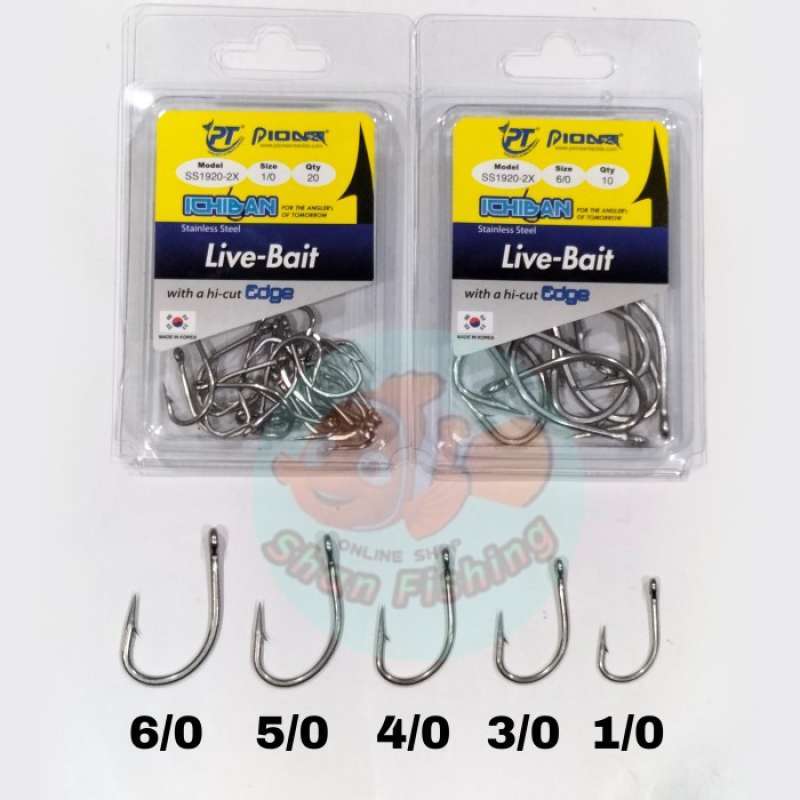 Promo Mata Kail Pioneer Ichiban 1920SS ( live bait ) Diskon 9% di ...