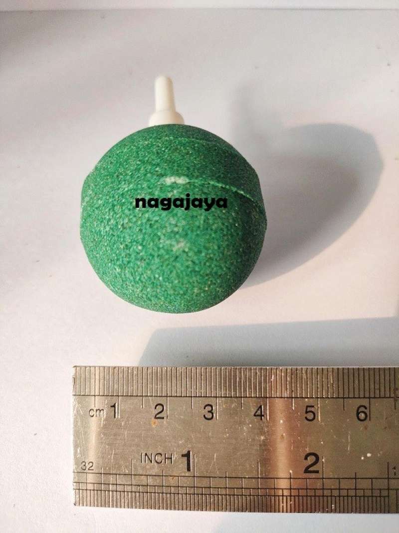 Jual batu airstone bakso warna medium batu gelembung udara batu warna 4cm - Hijau di Seller ...