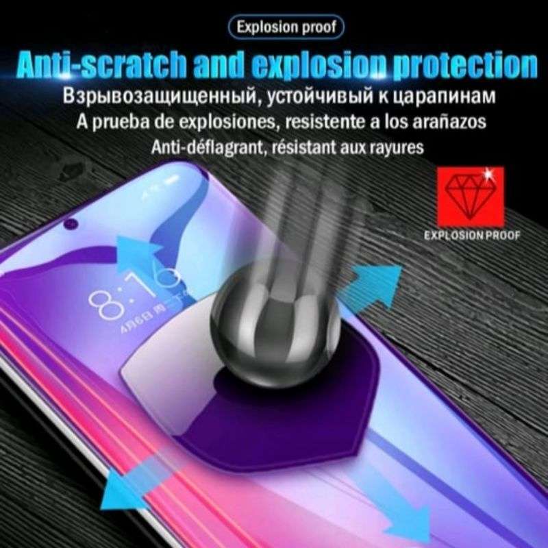 Promo Anti gores Hydrogel jelly radiasi blue light clear screen ...