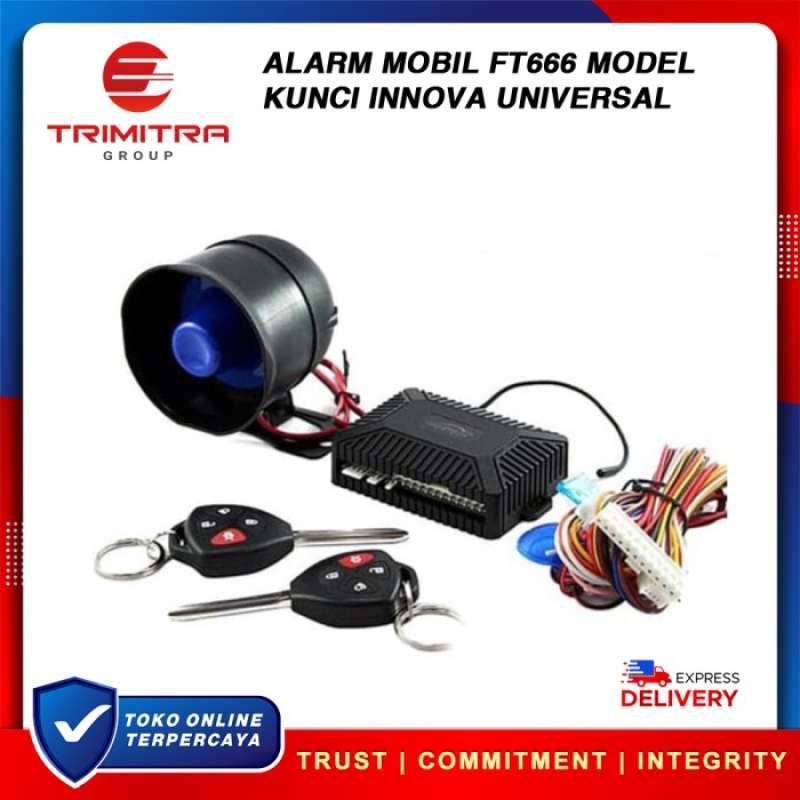Promo Alarm Mobil Tuk Tuk Tuktuk Fortech Ft666 Model Kunci Innova ...