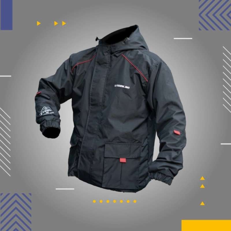Jual Jaket Motor Pria Wanita Waterproof Parasut Tebal Anti Angin Parka ...