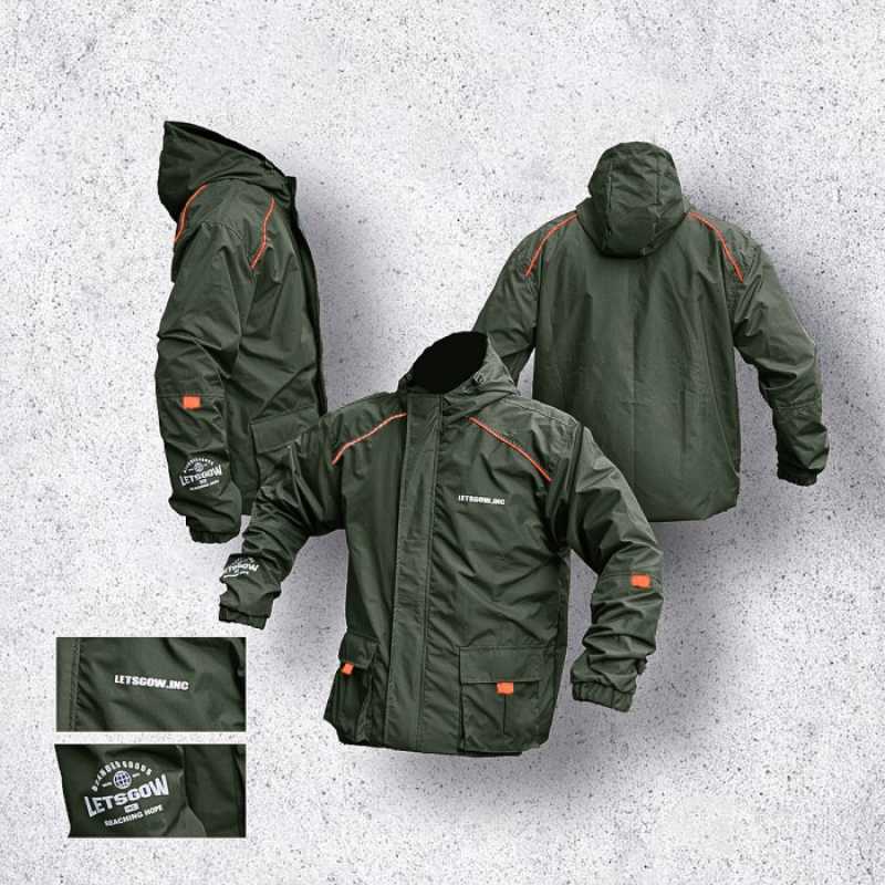 Promo Jaket Motor Pria Wanita Waterproof Parasut Tebal Anti Angin Parka ...