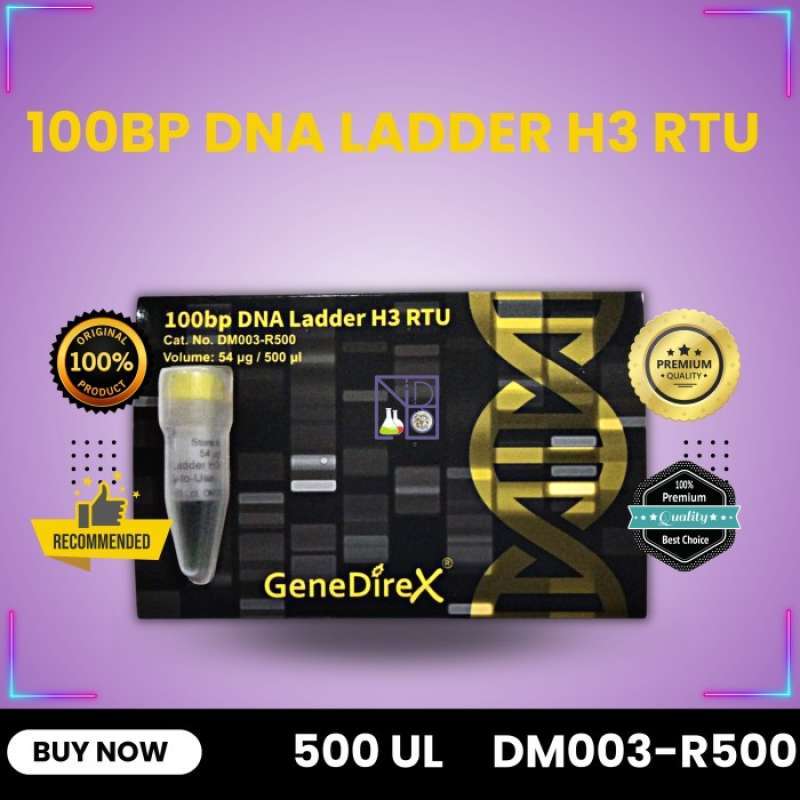 Promo 100bp Dna Ladder H3 Rtu (ready-to-use) Diskon 9% Di Seller Labindo - Ciomas-2, Kab. Bogor ...