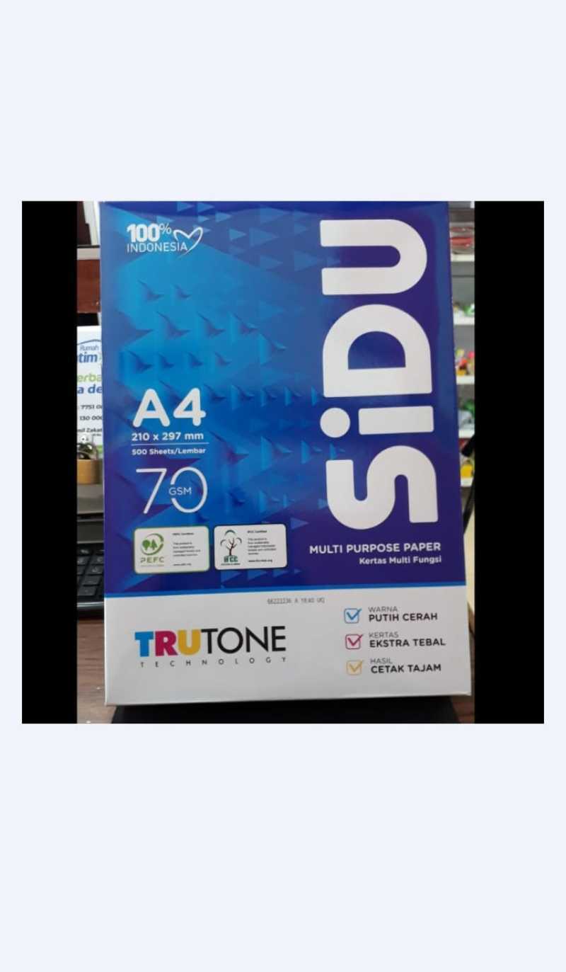 Jual Kertas Sidu A4 210x297mm 500 Lembar Di Seller Rojamart_dailyneeds ...