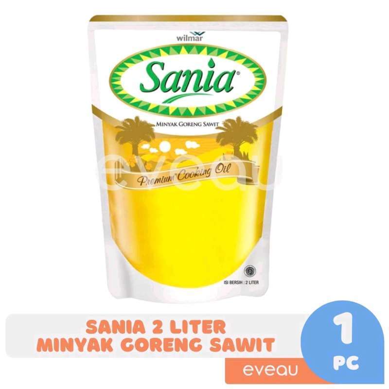 Jual Sania Minyak Goreng Kelapa Sawit 2 Liter Premium Cooking Oil Di ...