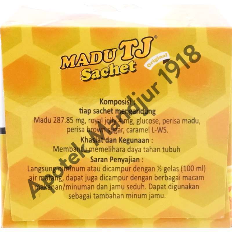 Jual Madu Tj Original 12 Sachet - Memelihara Daya Tahan Tubuh Di Seller ...