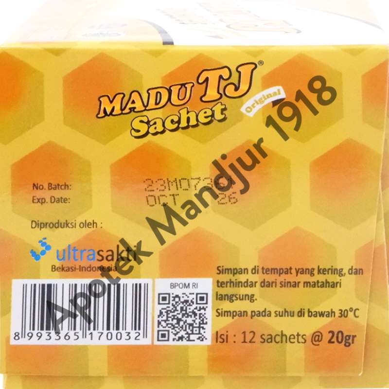 Jual Madu Tj Original 12 Sachet - Memelihara Daya Tahan Tubuh Di Seller ...