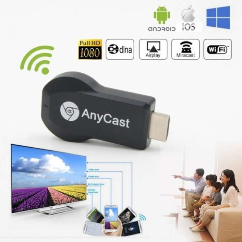 Promo Anycast M4 Plus - Portable Wifi Display 1080p Hdmi Diskon 9% Di ...