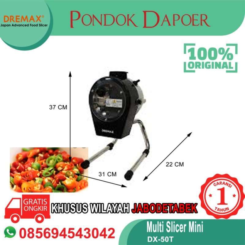 Promo Mesin Pengiris Sayuran - Dre Multi Slicer - Dx-50 T Diskon 23% Di ...