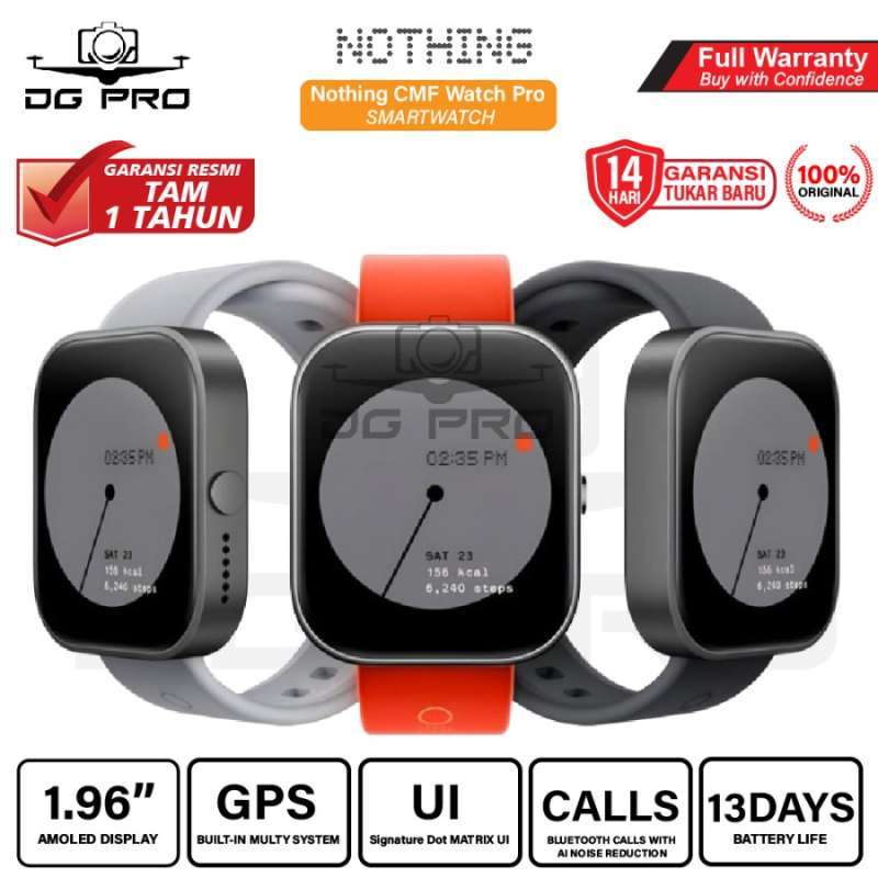 Jual Nothing Cmf Watch Pro Smartwatch Smart Watch With Ip68 Amoled ...