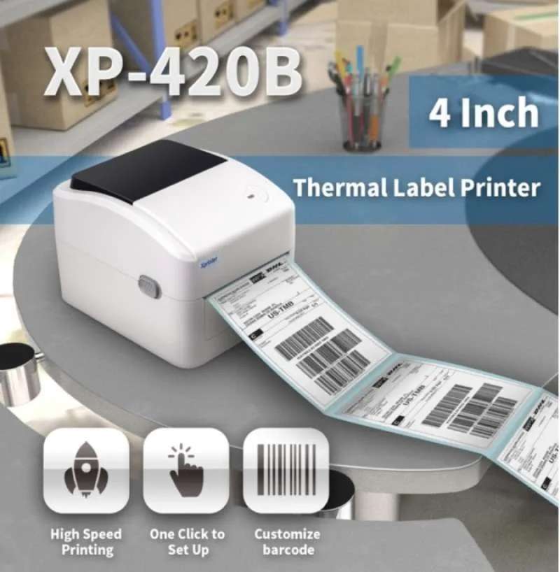 Promo Printer Thermal Xprinter Xp420b Usb Bluetooth Label/barcode ...