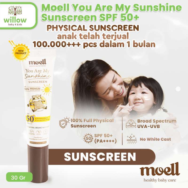 Jual Sunscreen Anak - Moell You Are My Sunshine Sunscreen Spf 50+ Di ...