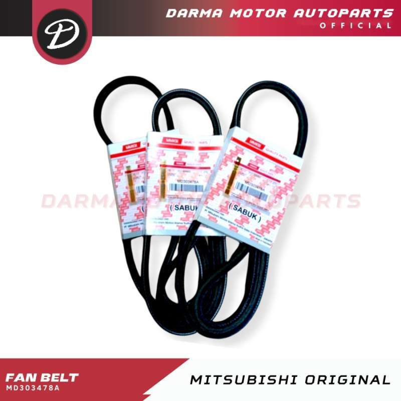 Jual Fan Belt Tali Kipas Vanbelt Mitsubishi L300 Diesel Md303478a Original Di Seller Darma Motor ...