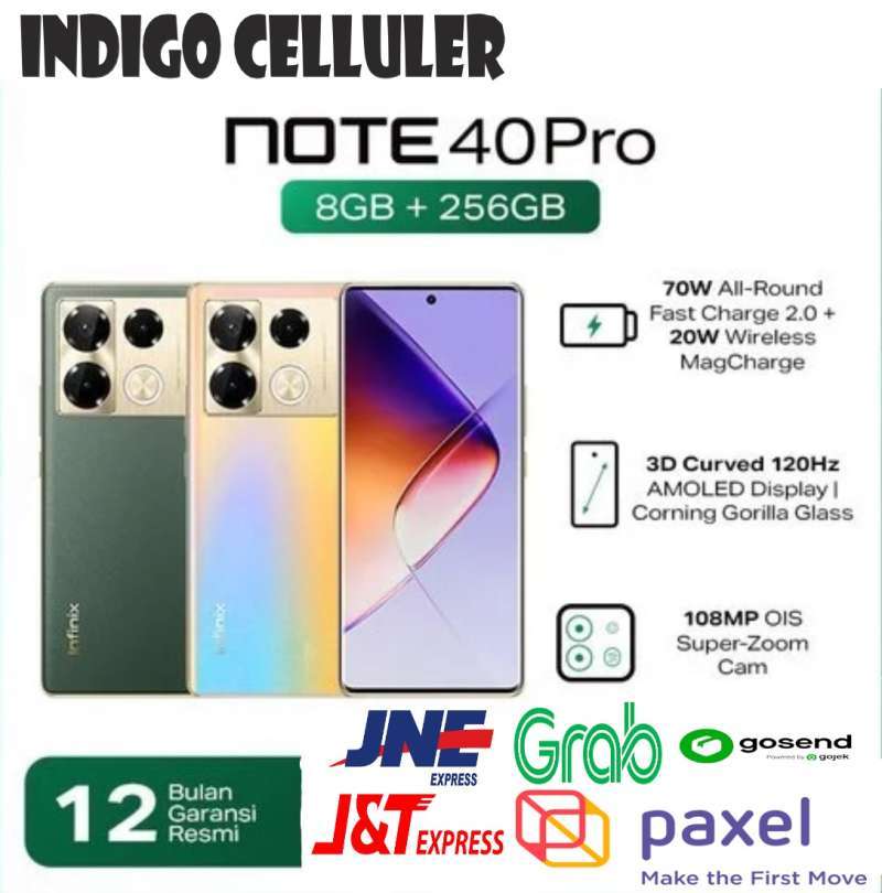 Jual Infinix Note 40pro Ram 8/256gb Garansi Resmi Di Seller Indigo Mart - Sumur Batu, Kota ...