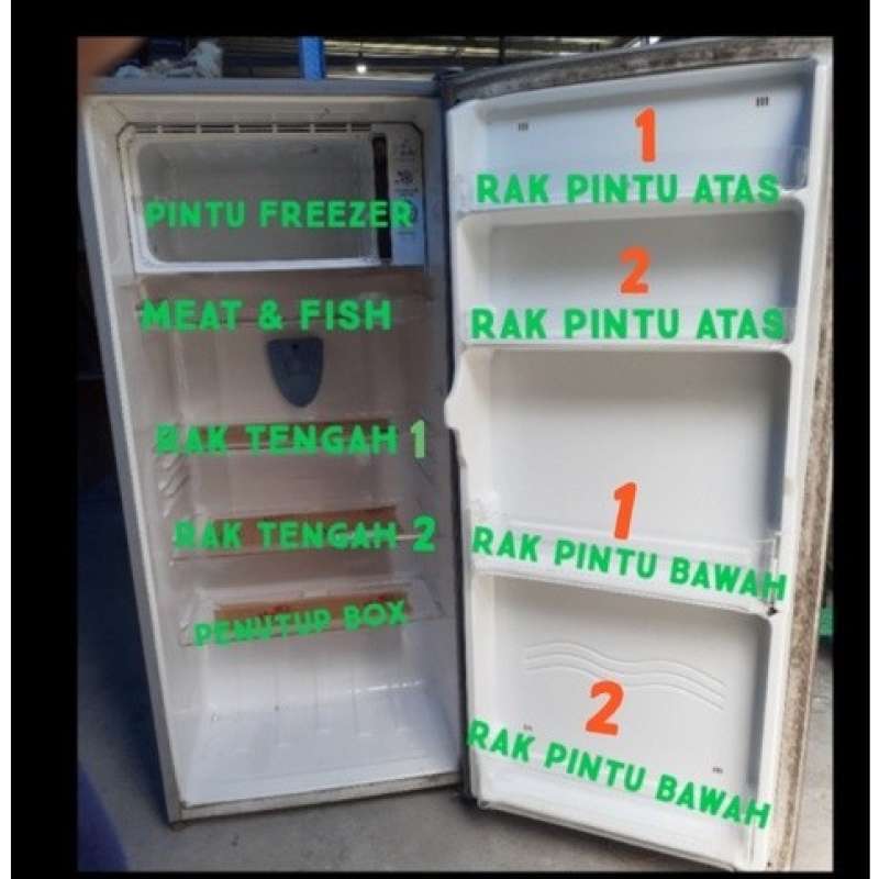 Promo Rak Kulkas Sharp 1 Pintu Tipe Lemon Loves Pintu Freezer Chiller ...