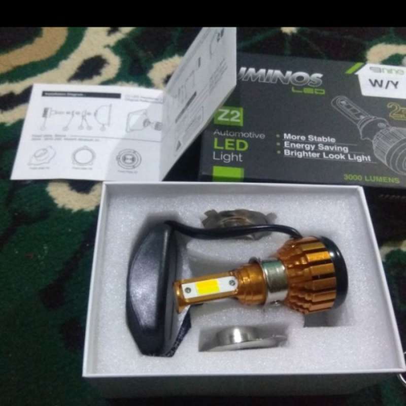 Promo Lampu Led Luminos Z2 Motor Bebek Matic Mobil 3 Sisi 36 Watt 2 Warna Diskon 23% Di Seller ...