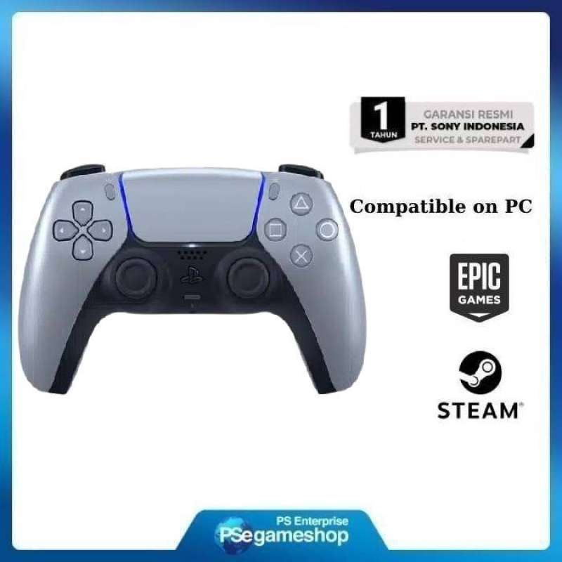 Jual Ps5 Dualsense Wireless Controller Sterling Silver Di Seller ...
