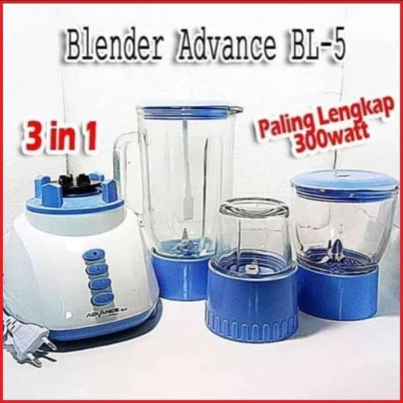 Promo Advance Blender In Bl Kapasitas Liter Body Kaca Low Watt Diskon Di Seller